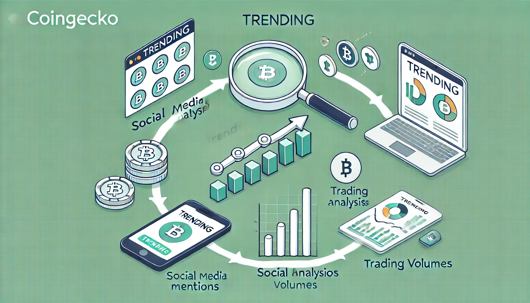 CoinGecko Trending Service: How it works?