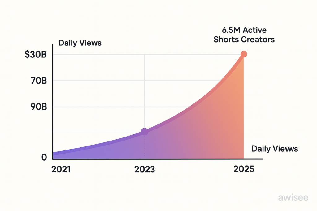 YouTube Shorts Statistics 2025: Explosive Growth, Views & Revenue